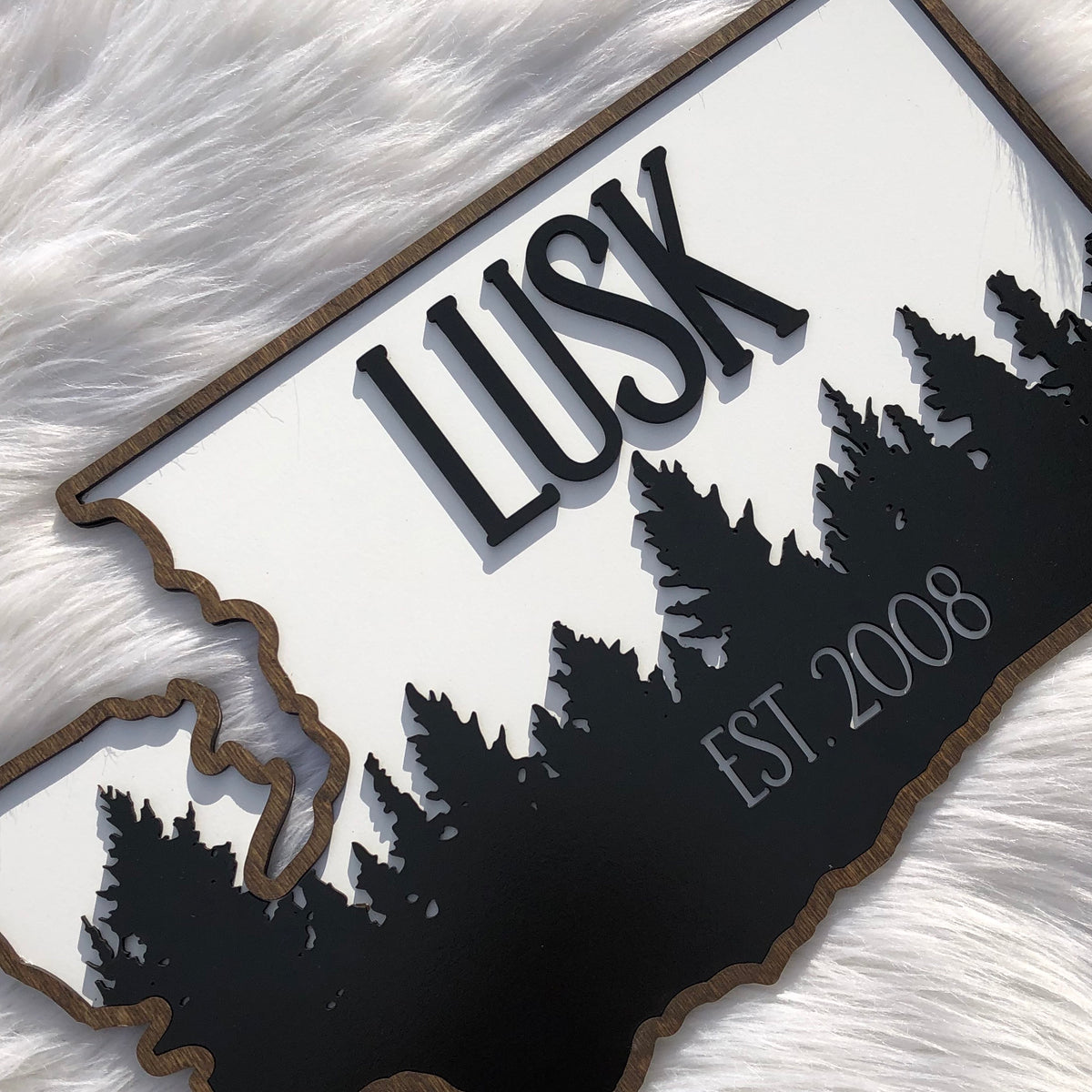 Washington State Tree Silhouette sign – Explore More Custom Design